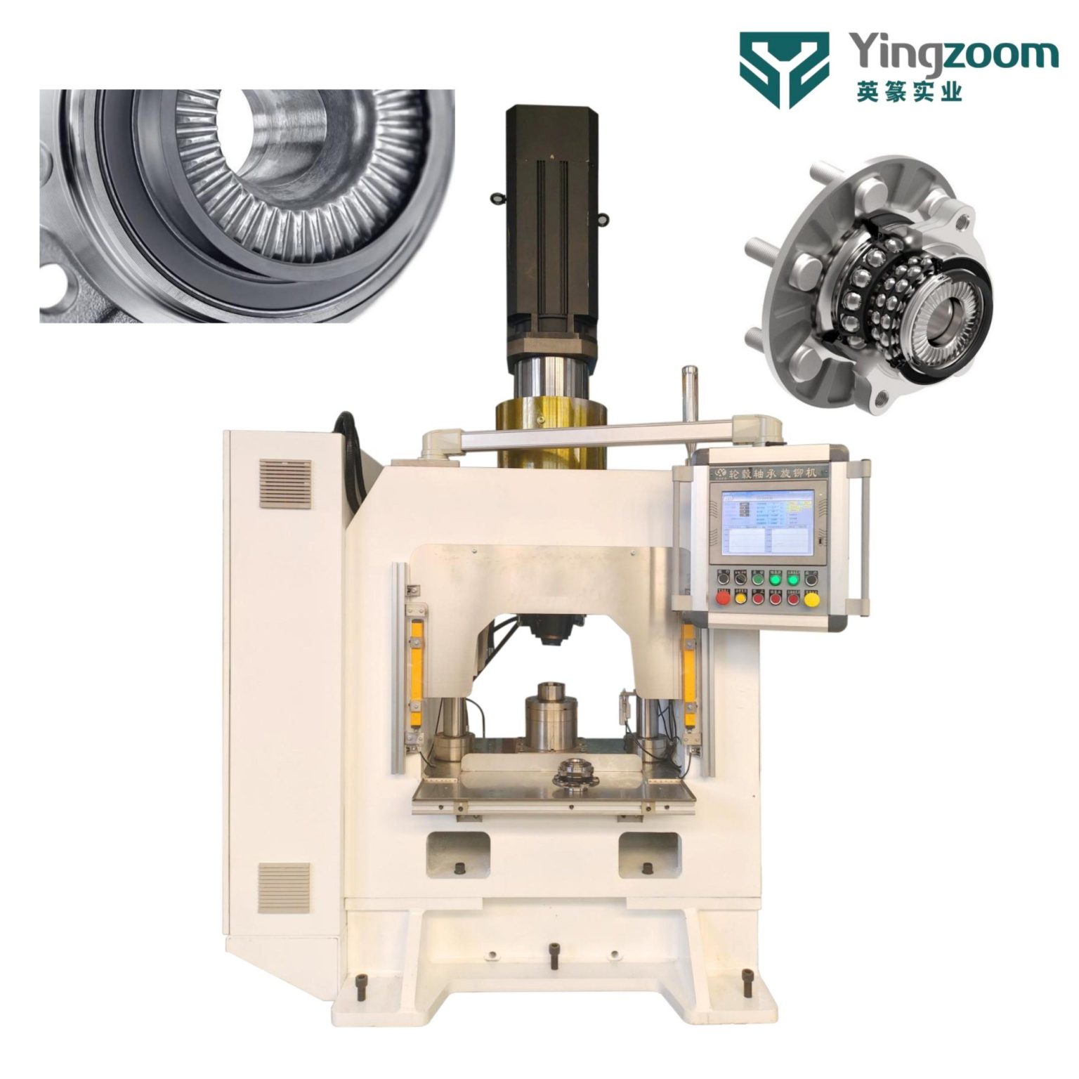 Hub Unit End Face Spline Riveting Machine/40t - Shanghai Yingzoom ...