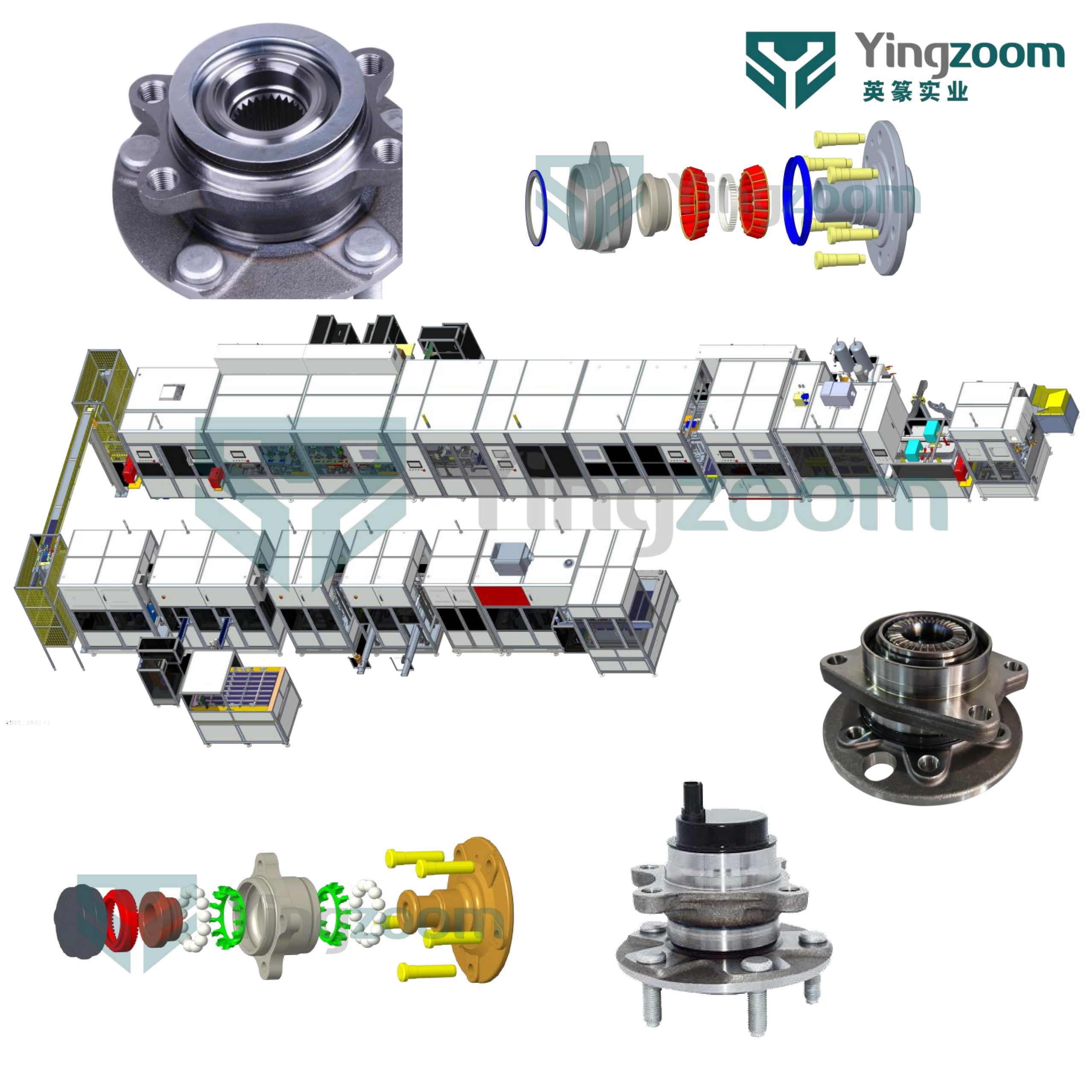 Gen 3 Wheel HUB Bearing Unit Assembly Line - Shanghai Yingzoom ...