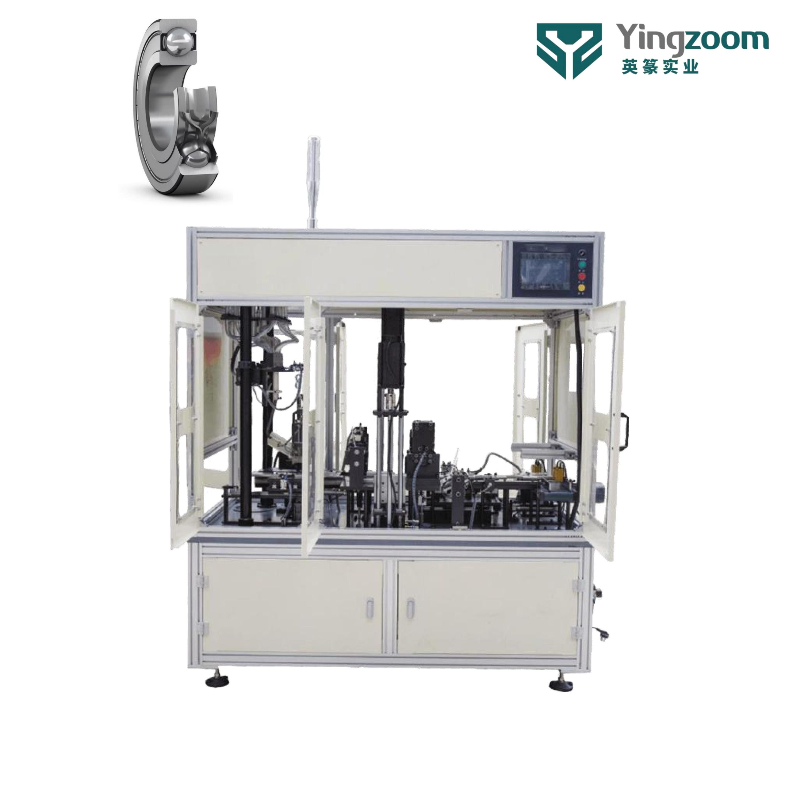 Automatic Outer Spherical Bearing Assembly Machine/Ball Bearing Making ...