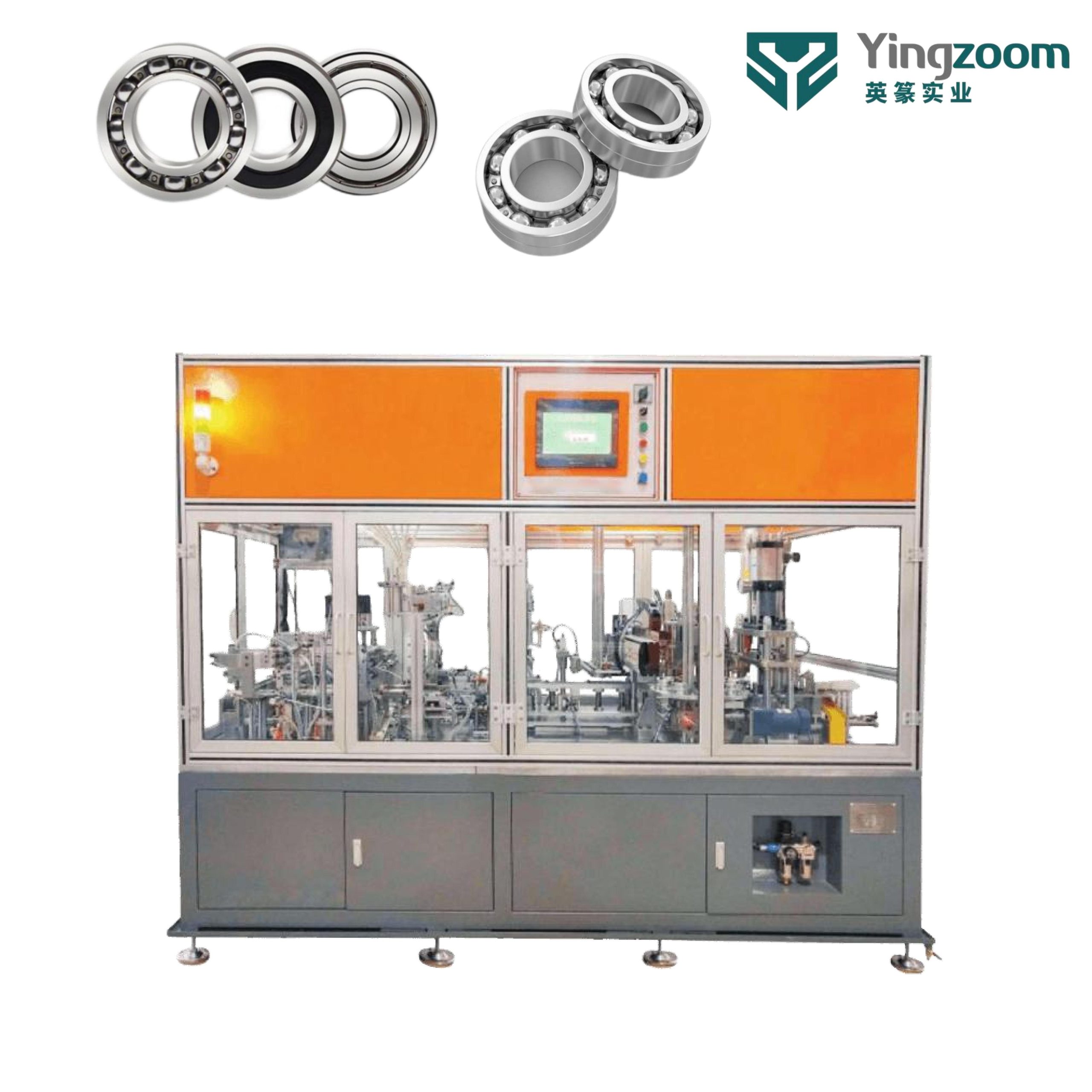 Automatic Bearing Ring Matching and Cage Assembly Machine/Ball Bearing ...